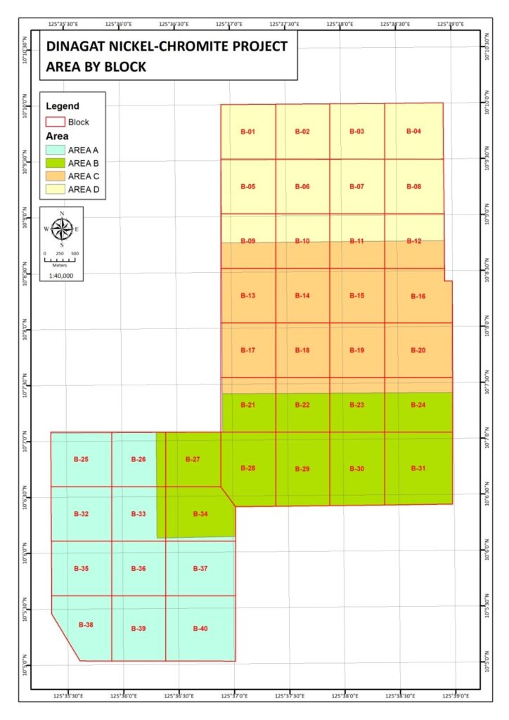 Dinagat Nickel-Chromite Project 2-A – EV Mining and Development Corporation